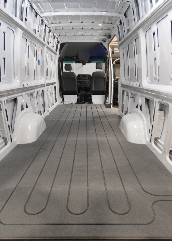 Mercedes Sprinter 144" WB Heated Floor